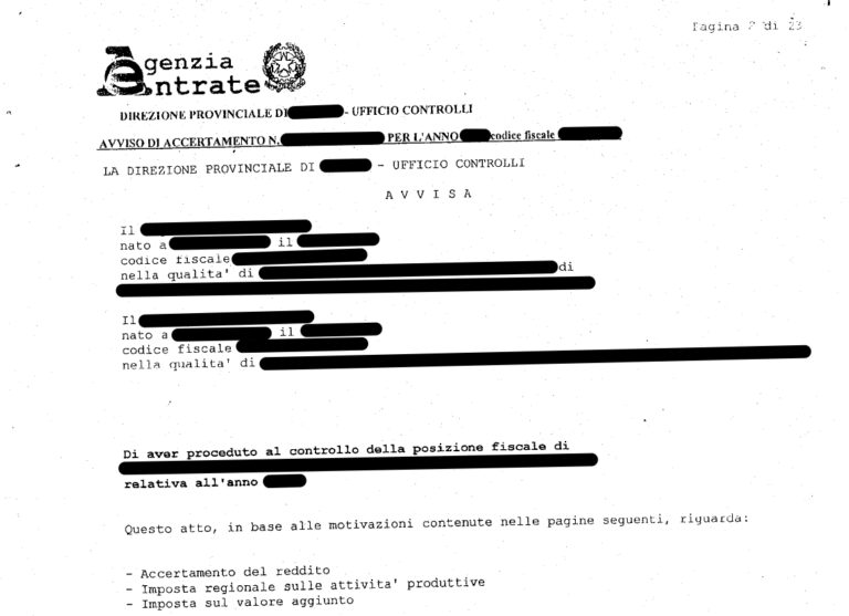 AVVISO DI ACCERTAMENTO (GLI ASPETTI PIU’ IMPORTANTI) - Avvocato Zollo